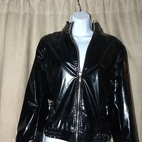 NY Collection | Jackets & Coats | Pvc Crop Jacket | Poshmark